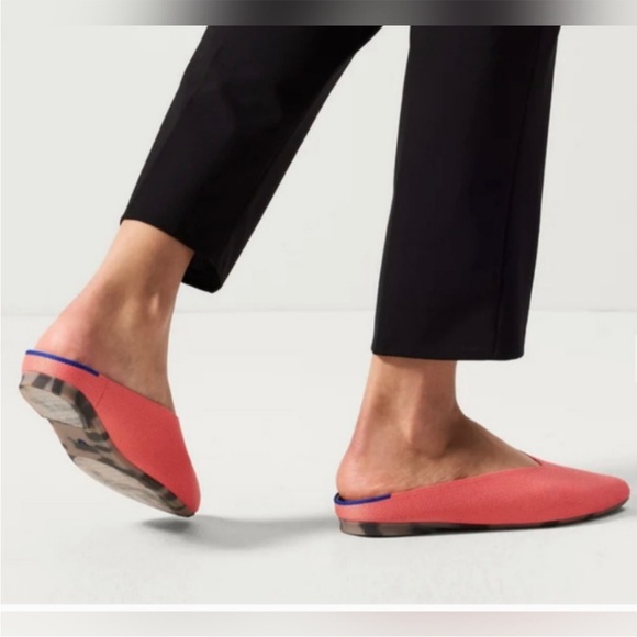 Rothy's | Shoes | Rothys The Almond Toe Demi Mule Melon Coral Slipon ...